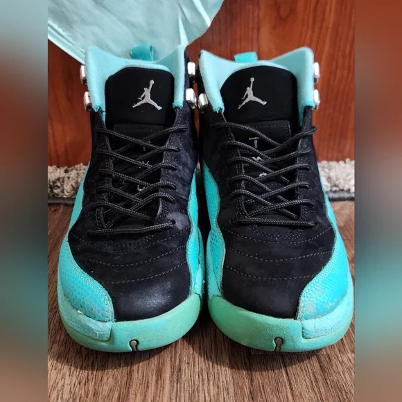 Jordans 12 Retro Gamma Blue Air Jordan 12 High Trainers JORDAN Black